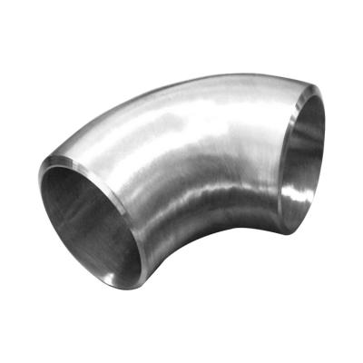China ASTM B363 Titanium 90 Degree Elbow DN65 Equal Pipe Fitting Gr2 for sale