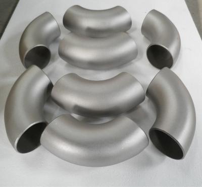 China Titanium 90 Degree Elbow Pipe Fitting Gr2 Gr12 ASTM B16.9 Butt Welding 1/2-48 Inch for sale