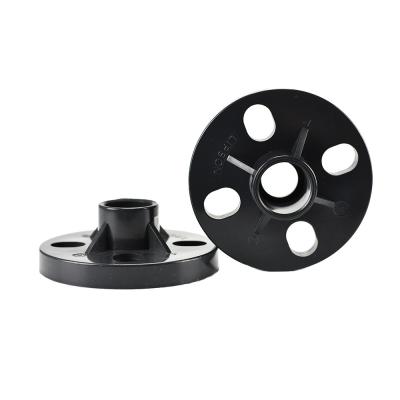 China 6 Hole DIN Carbon Steel Plate Flange Forged Pipe Adapter Collar Metric Industrial for sale