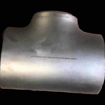 China 17-4PH Barred Reducing Tee 12 x 8 Inch SCH80 Butt Weld Fittings ANSI B16.9 for sale