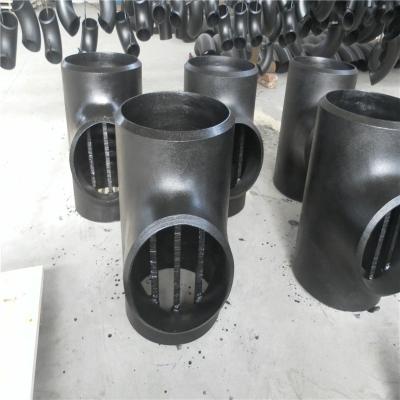 China ANSI B16.9 ASTM A234 WP11 Barred Tee DN100 4 Inch STD Butt Weld Pipe Fitting for sale
