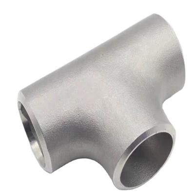 China DIN Standard CUNI 90/10 1 1/2 Inch 20 Bar Galvanized Copper Tee Pipe Fitting Equal Welding for sale