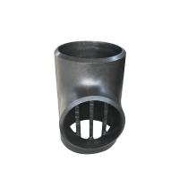 China ASTM A234 WPB Welded Carbon Steel Pipe Fittings Barred Tee 14 Inch DIN 26151 for sale
