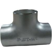 China ASME B16.9 UNS32750 Seamless Butt Weld Pipe Tee 2 4 6 8 Inch Stainless Steel Fitting for sale