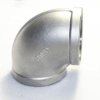 China Duplex Stainless Steel 90 Degree Elbow Pipe Fitting Union 1/2 to 6 Inch Sanitary Welding for sale