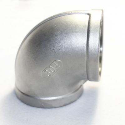 China Duplex Stainless Steel 90 Degree Elbow Pipe Fitting Union 1/2 to 6 Inch Sanitary Welding for sale