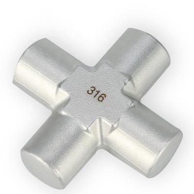 China Forged Elbow Tee Cross Fittings Mould 316L Stainless Steel 1/4-2 inch NPT BSP for sale