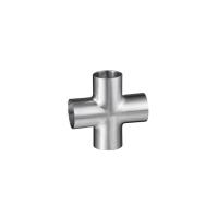 China ASME BPE 316L Stainless Steel Butt Weld Straight Cross Fitting 15 Bar for sale