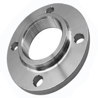China Stainless Steel 316L Forged Threaded Flange ASME B16.5 1500lb 2500lb RF RTJ FF 1/2-24 Inch for sale