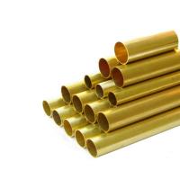 China 99.99% Pure Brass Round Tube 20mm 25mm OD Copper Nickel Pipe for Building Decoration for sale