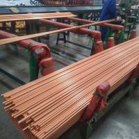 China 99.9% Pure Copper Pipe for Air Conditioning 4.76-28.57mm OD Non-Alloy for sale