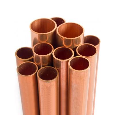 China Hard Temper Straight Copper Tube AC Refrigerant Pipe 0.2mm-900mm OD ASTM B280 for sale