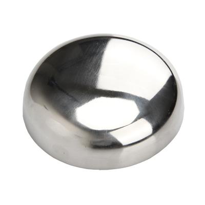 China Stainless Steel Sanitary Welding End Cap DN20-DN300 304 316 Forged Pipe Fitting for sale