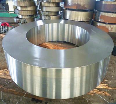 China 42CrMo Forged Steel Rolling Ring Large Diameter Ball Milling Ring Parts ISO9001 for sale