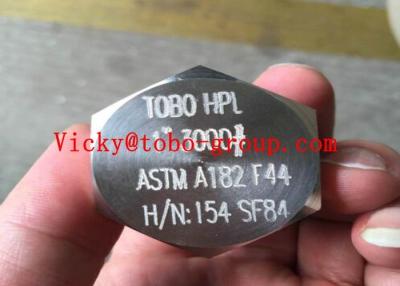 China Duplex Stainless Steel Hex Head Plug Forged Pipe Fittings ASTM A182 F44 3000# for sale