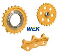 China WEK KH101 Chain Sprocket for Kubota Mini Excavator - 21 Teeth Metal Construction Part Compatible with IMT AF300 for sale