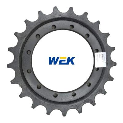China Precision EX30 Excavator Sprocket Black for Mini Excavator | 50Mn Steel | 1-Year Warranty for sale