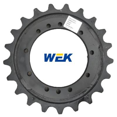 China 3 Inch Aluminum Excavator Sprocket for MM35B MM40CR Mini Tracked Dumpers - ISO Standard Drive Wheel for sale