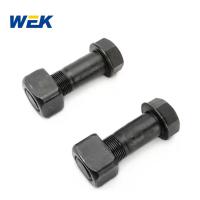China M22×65 Hexagon Head Excavator Track Chain Bolt and Nut - Grade 10.9/12.9, 1