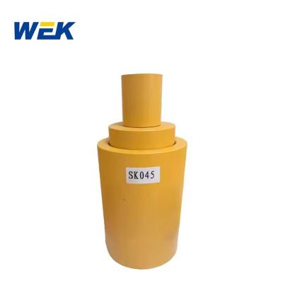 China Kobelco Excavator Top Roller Carrier Roller SK45SR SK30 SK25SR 35MNB Forged 56-62 HRc for sale