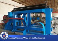 China 4300mm Width Wire Gabion Mesh Machine / Equipment Hydraulic Drive for sale