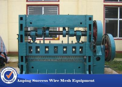 China 3KW Aluminum Metal Flattening Machine , Expanded Metal Lathe Machine Blue Color for sale