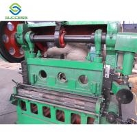 China Square Hole Shape Stainless Steel Expanded Metal Machine for 0.5-8mm Thickness for sale