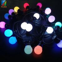 China Spherical LED String Lamp , Lucency Milky christmas rope lights outdoor for sale