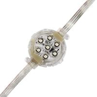China IP67 DC24V 50MM LED Pixel Light Full Color Breakpoint Continuous Transmission Bright for sale