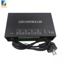 China 4096 pixels Salve DMX LED Controller H802RA 4 Ports Aluminum Alloy Material for sale