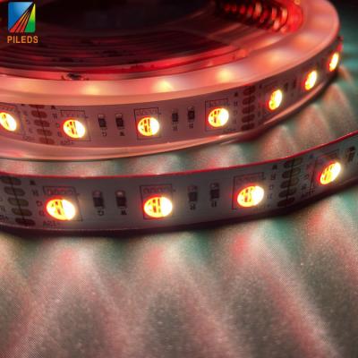 China DMX512 RGBW Flexible LED Strip DC12V With RF WIFI APP Control for sale
