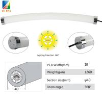China Silicon Glue 360 Degree Neon Flex , LED Neon Rope Light With 40MM Diameter for sale