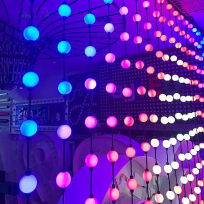 China Outdoor Motif LED Point Light , Ball Shaped Christmas Lights 3D Luminous 50MM for sale