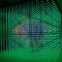 China 360 degree 35mm 50mm 3D DMX/SPI RGB light string LED pixel ball for Christmas Lighting for sale
