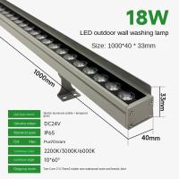 China Waterproof Linear Exterior LED Wall Wash Lights 1000lm 48W 72W for sale