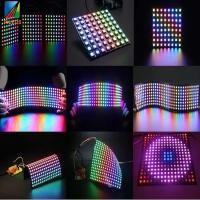China 8x8 RGB LED Matrix Panels , LED Pixel Screen APA102C WS2812B SK6812 for sale