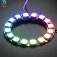 China DC5V WS2812 LED Pixel Ring Addressable RGB Full Color 1000cd/M2 Brightness for sale