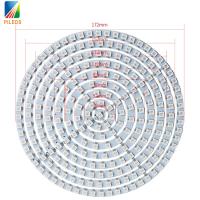 China Addressable Pixel LED Circle DC 5V WS2812 5050 RGB Full Color for sale