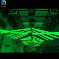 China Kinetic LED Pixel Tube 360 Degree Rotating DMX RGB 8 Channels for sale