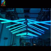 China Kinetic LED Pixel Tube 360 Degree Rotating DMX RGB 8 Channels for sale
