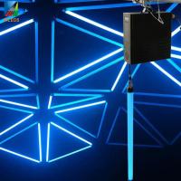 China Kinetic LED Pixel Tube 360 Degree Rotating DMX RGB 8 Channels for sale
