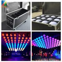China Sphere RGB LED Lifting Ball 15cm 20cm Dia For Lighting Entertainment for sale