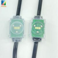 China DC48V led pixel point panel light 12v ip68 outdoor eave decoration lighting colorful permanent 30mm rgbw for sale