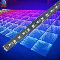 China Interactive LED Dance Floor Panels With Beam Lights PCBA LED Circuit Board DMX512 Control Mode Games And Tiles for sale
