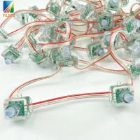 China DC12V RGB WS2811 IP68 Waterproof LED Module 12mm Square LED String Pixel Point Lights for Outdoor Use for sale