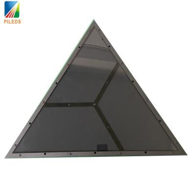 China DC12V Input Voltage LED Spi Matrix Triangle Pixel Disco Background Wall Curtain Panels with 14bit Gray Scale for sale