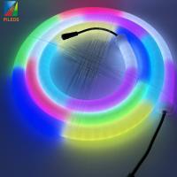China 30mm Diameter 360 Degree Flexible LED Neon Strip Tube IP66 Length Silicone Body for Bar Club Christmas Decorations Holiday Lighting for sale