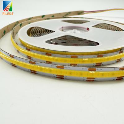 China Double Color Temperature12V 24V COB LED Strip Flexible 5mm 8mm 10mm14W/M with 160° CCT Tunable 624led/m LED Cob Strip Light for sale