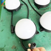 China 100mm 10CM SPI DMX Outdoor LED Point Pixel Light for Christmas Decorations Aluminum Base with Plastic Body IP67 Rating for sale
