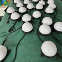 China 100mm 10CM SPI DMX Outdoor LED Point Pixel Light for Christmas Decorations Aluminum Base with Plastic Body IP67 Rating for sale